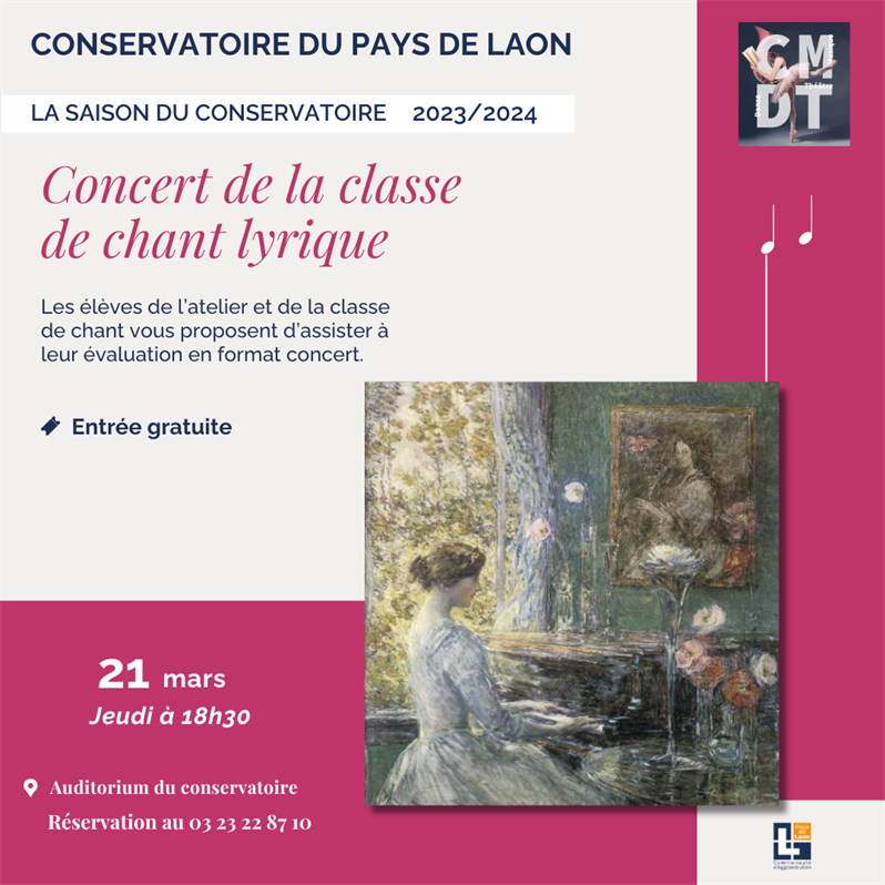 Conservatoire du Pays de Laon - Accueil